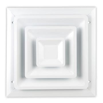 24X24 Ceiling Diffuser With Damper | Shelly Lighting