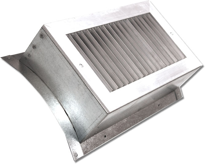 Spiral Pipe Diffuser with Transition Box SD52-12X6G - Registers-Direct