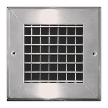 933-SS - STAINLESS STEEL ADJUSTABLE BLADE DOUBLE DEFLECTION GRILLE ...